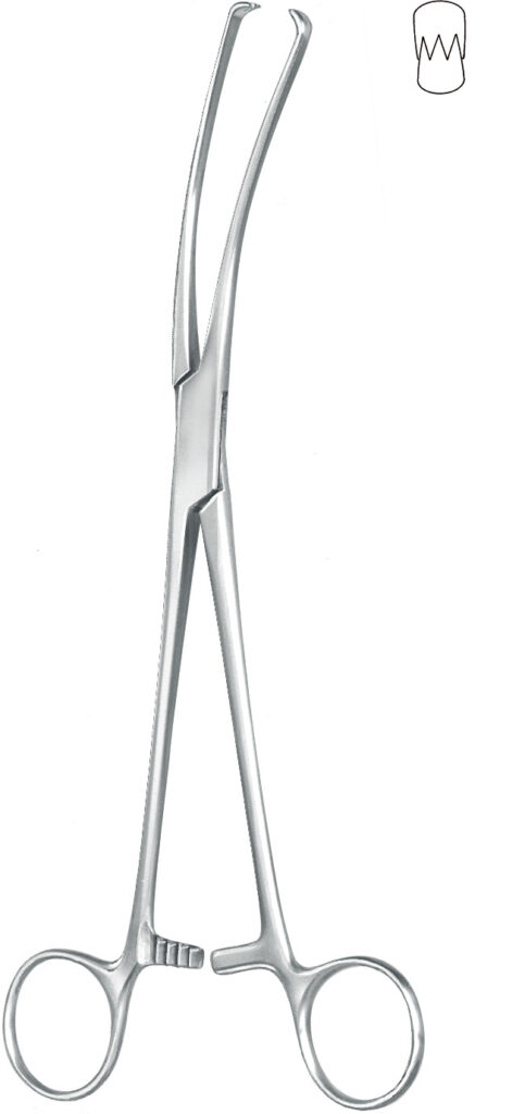 Teeth Curved Teale Uterine Tenaculum Forceps – Zainsa Instruments